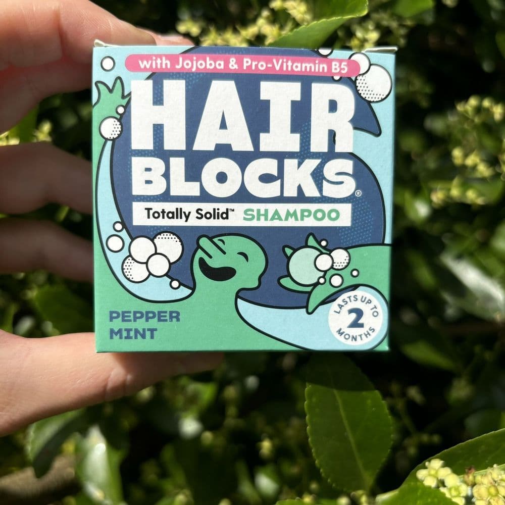Hair Blocks Peppermint Solid Shampoo