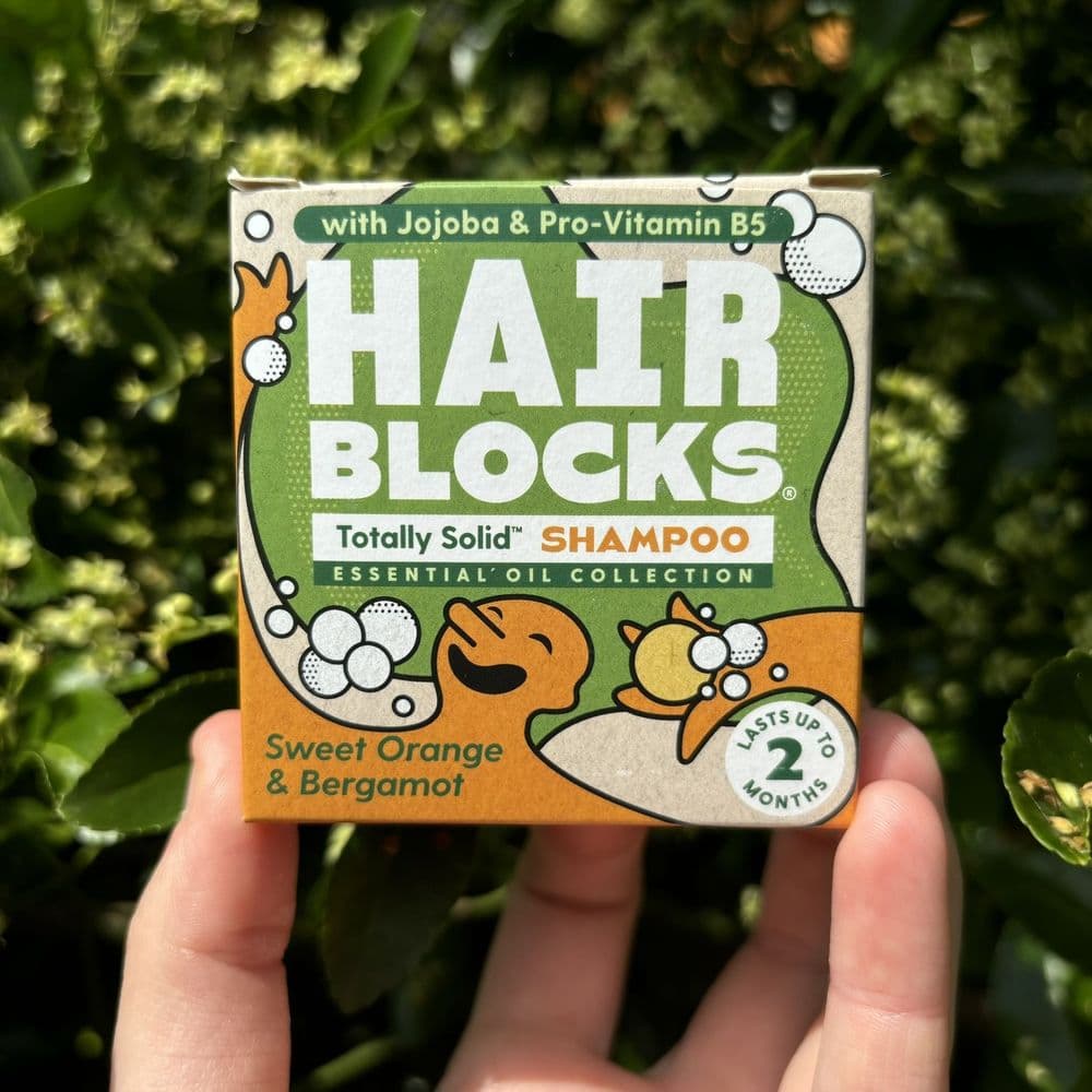 Hair Blocks Sweet Orange and Bergamot Solid Shampoo
