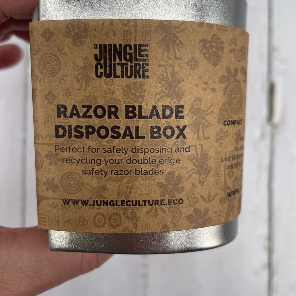 Jungle Culture Razor Blade Disposal Tin