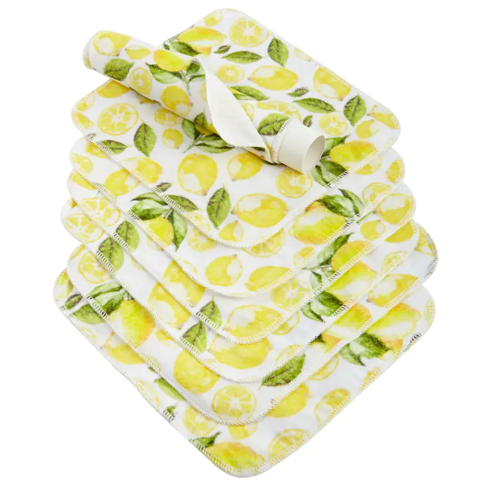 Lemon Print Reusable Kitchen Roll - RE GN