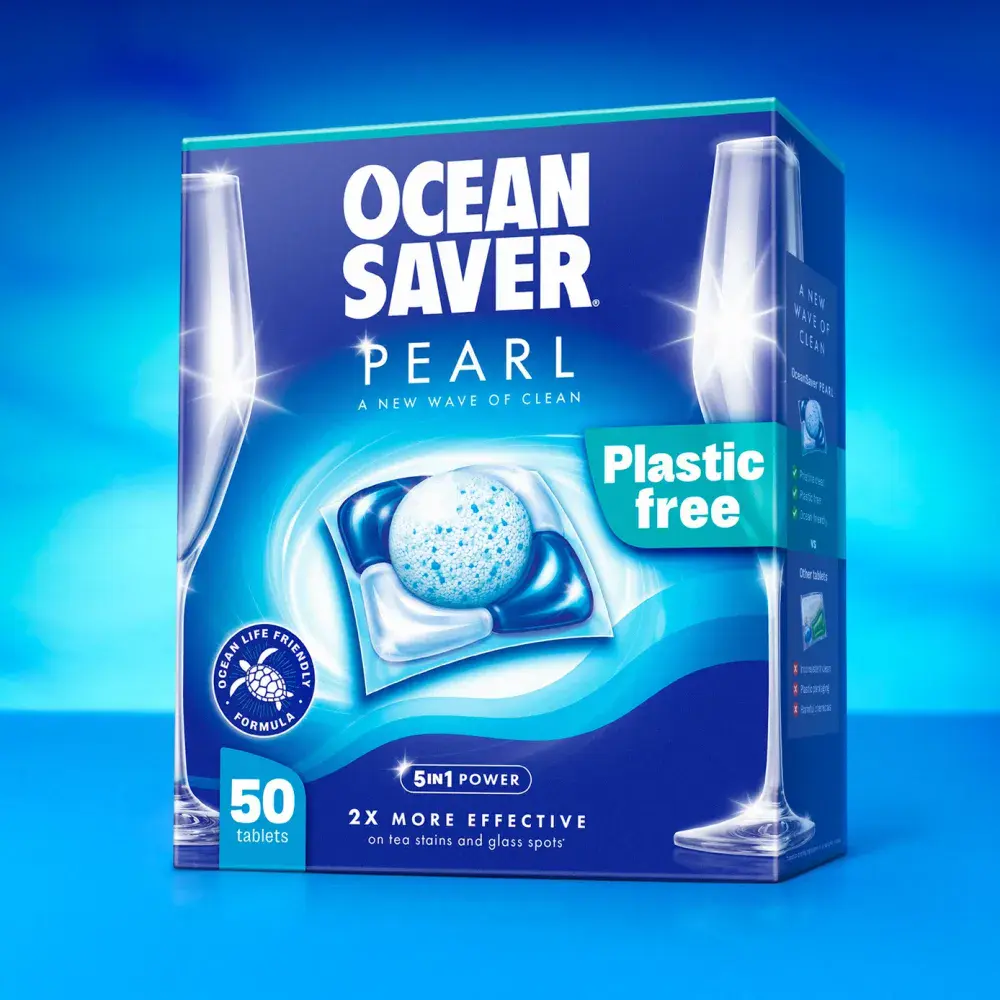 Ocean Saver Pearl 5 in 1 Dishwasher Tablets - 50 Pack