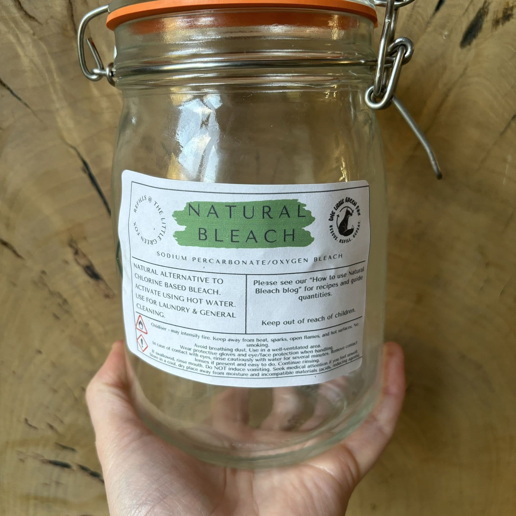 Powder Refill Safety Labels