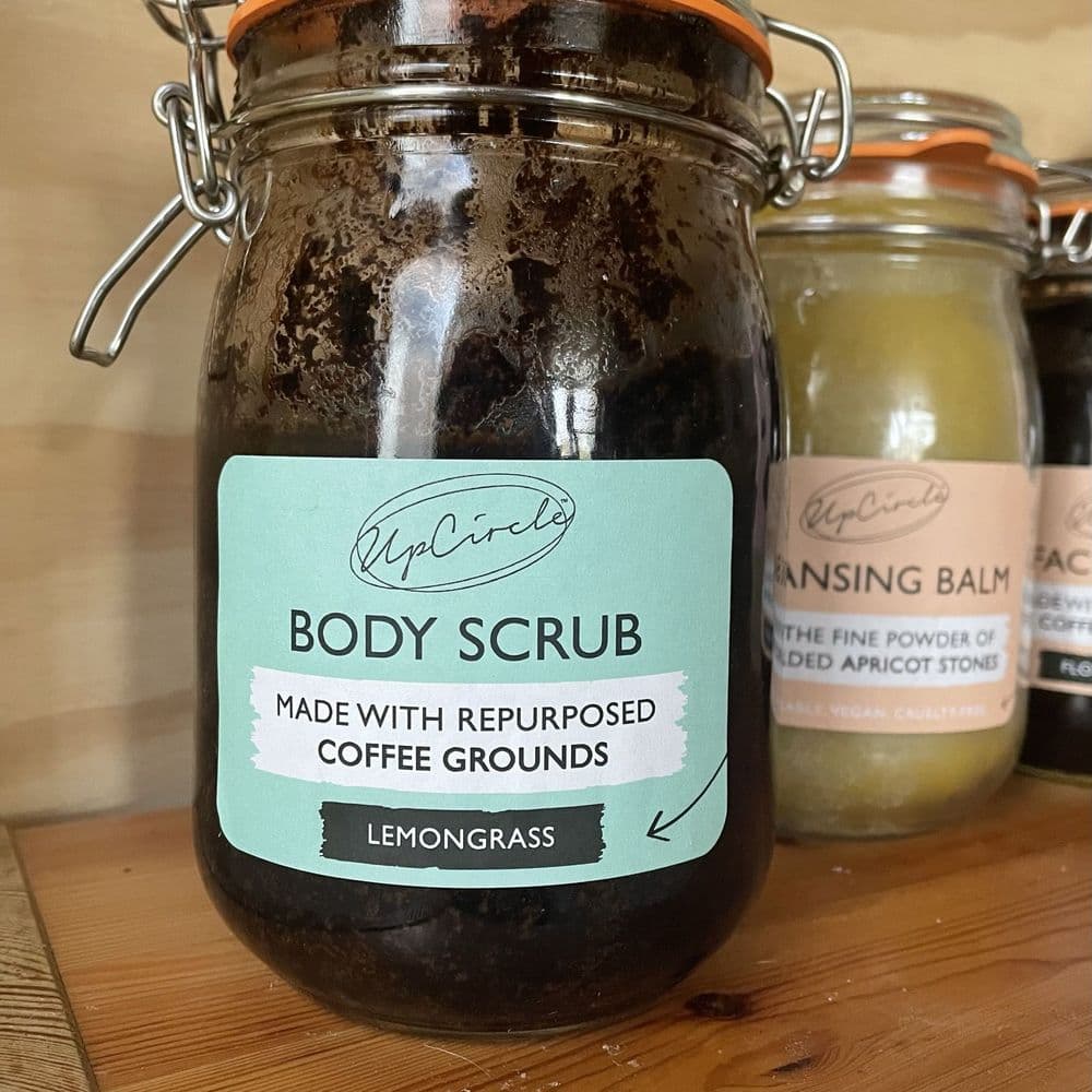 Upcircle Natural Coffee and Lemongrass Body Scrub