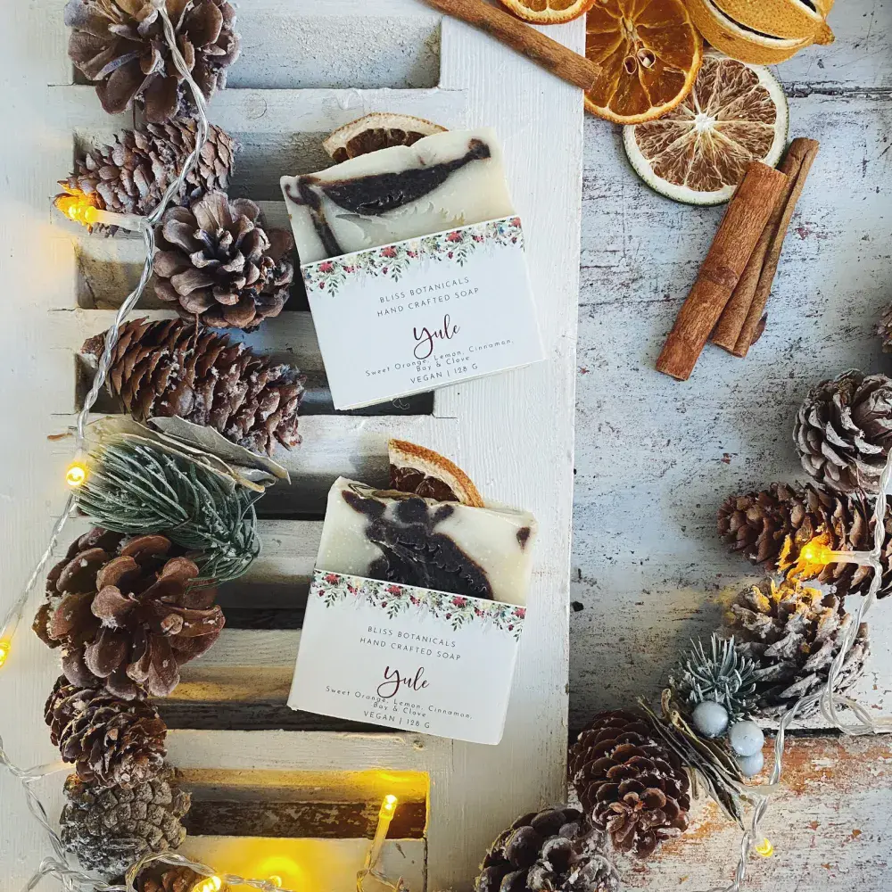 Yule Soap - Mulled Wine inspired Essential Oil Soap - Bliss Botanical