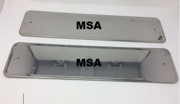 2 x Chrome Number Plate Surround Car Van