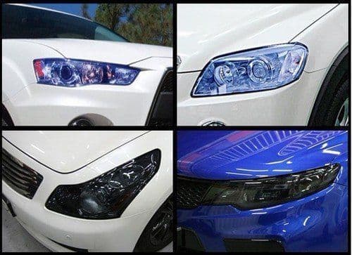 30 x 100cm BLUE Headlight Tint Film Fog Tail Lights Tinting Wrap 2 DAYS ...
