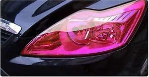 30 x 50cm PINK Headlight Tint Film Fog Tail Lights Tinting Wrap 2 DAYS ...