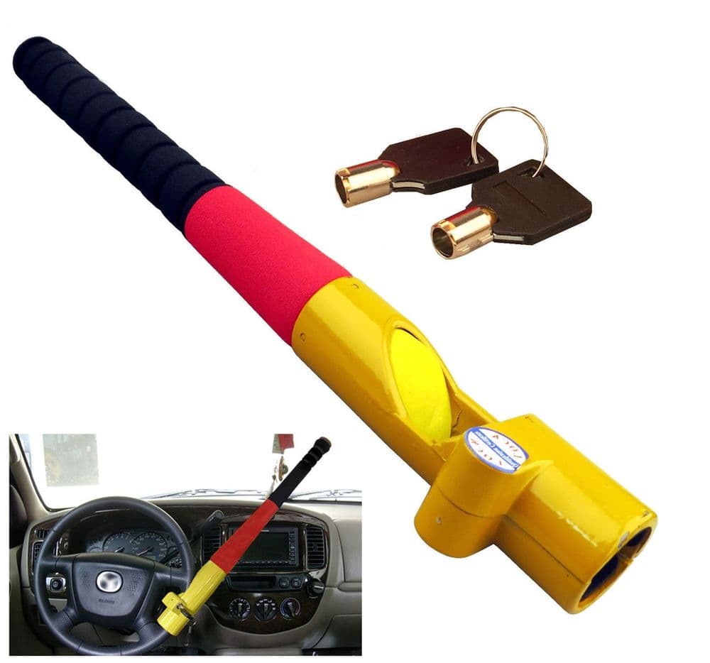 BASEBALL BAT STEERING WHEEL LOCK CAR AUTO VAN VEHICLE SECURITY ANTI THEFT