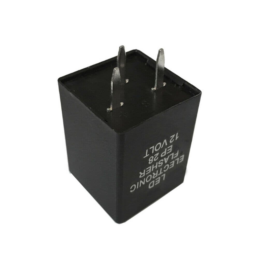 EP28 Relay LED Flasher Turn Signal Lamps Hyper Flash 3-Pinn