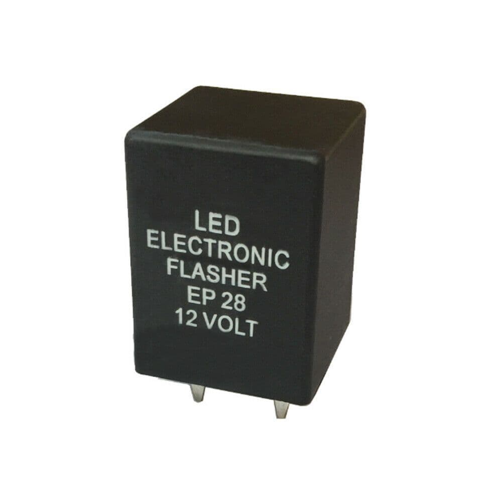 EP28 Relay LED Flasher Turn Signal Lamps Hyper Flash 3-Pinn