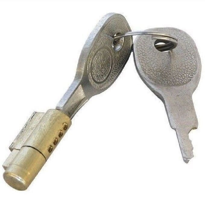 Key Heavy Duty Caravan & Trailer Coupling Towing Security Hitch Lock ...