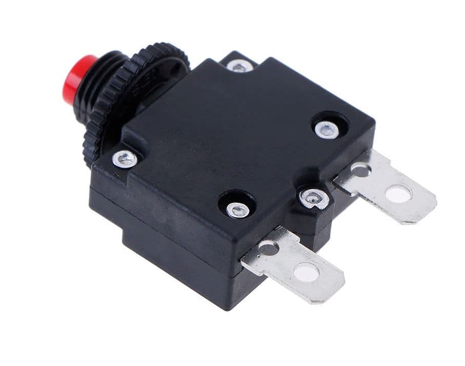Motorsport 10A Circuit Breaker Dashboard Overload Protector Switch Fuse ...