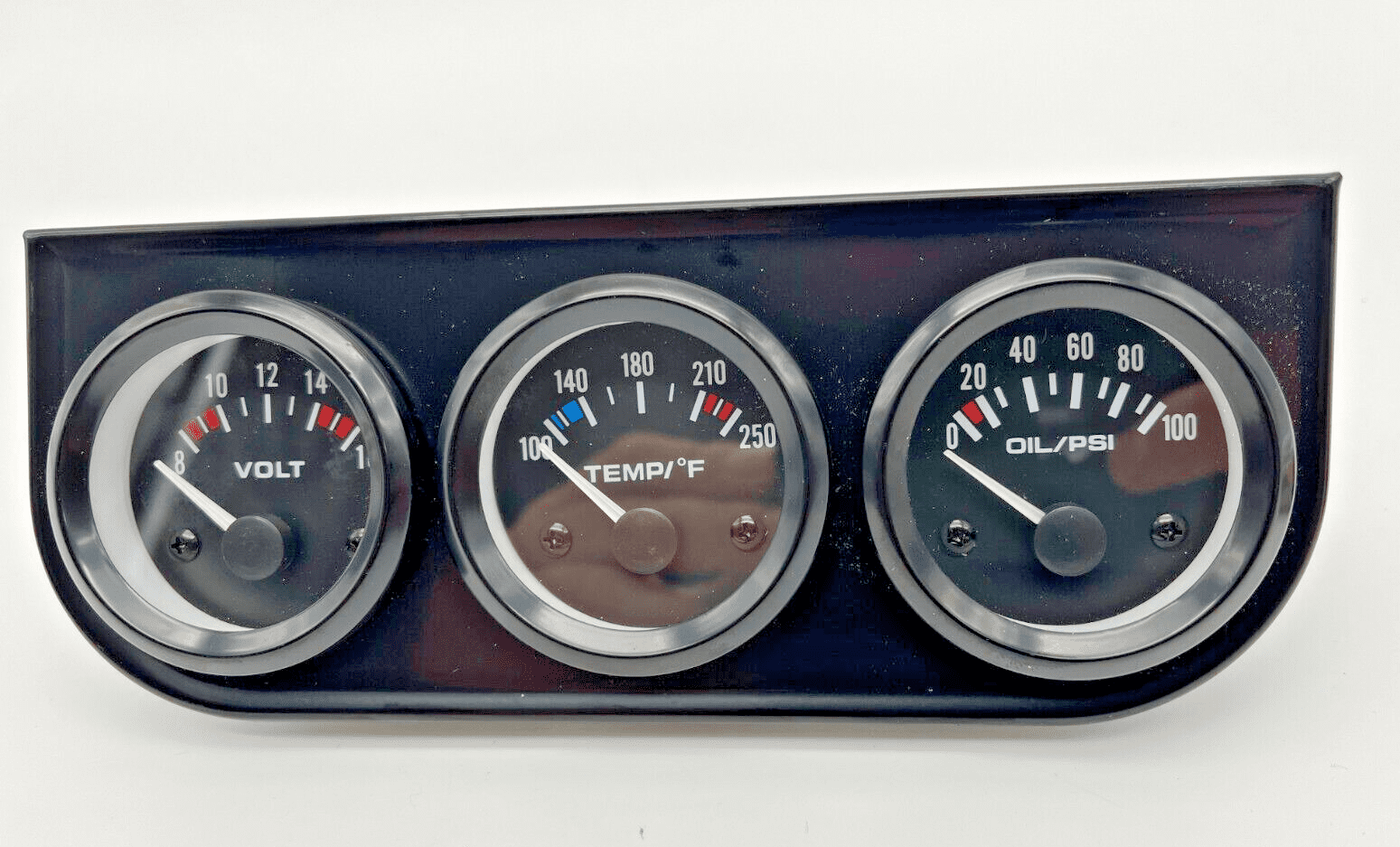 Racing Gauge Kit 52mm Triple kit Volts Gauge - Water Temp Gauge - Oil ...