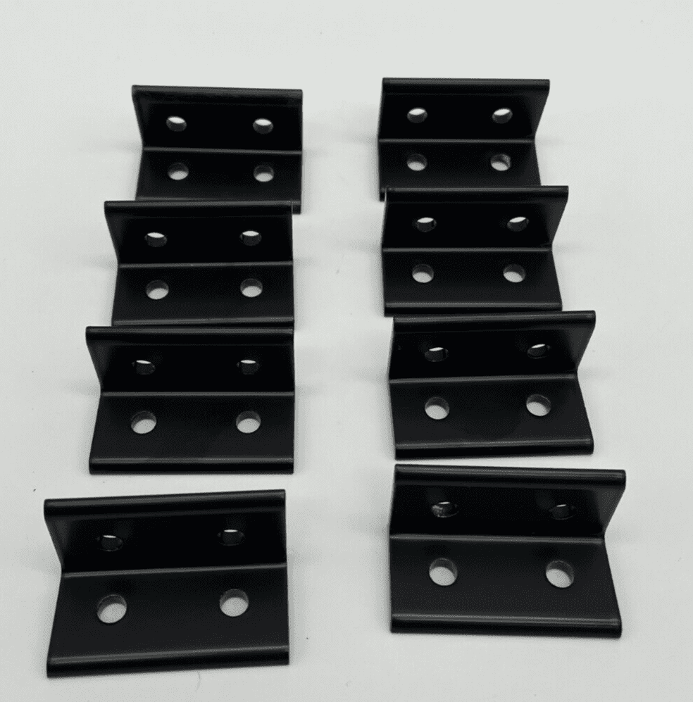 Rally Mudflap Bracket x8 Aluminium Lightweight Race Rallying Brackets Alloy