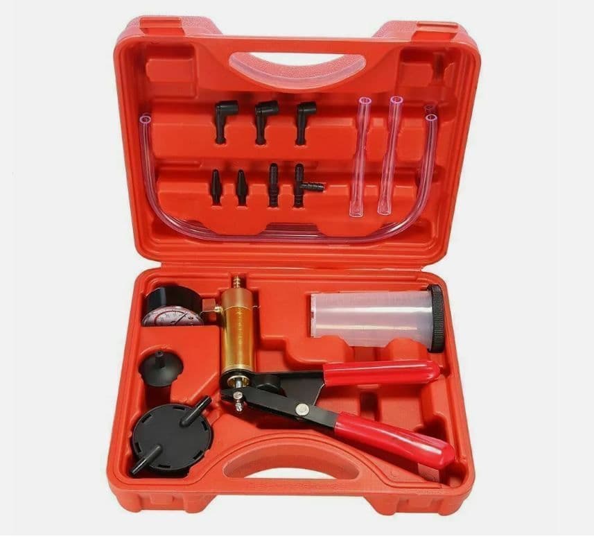 Self Bleeding Brake Fluid Bleeder Clutch System Bleeding Kit Vacuum ...