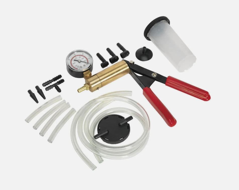 Self Bleeding Brake Fluid Bleeder Clutch System Bleeding Kit Vacuum ...