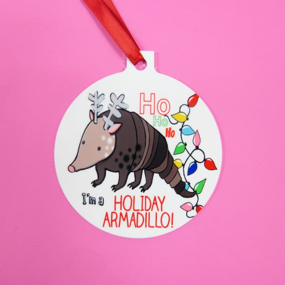 Holiday Armadillo Decoration Bauble Friends Festive Armadillo I love ...