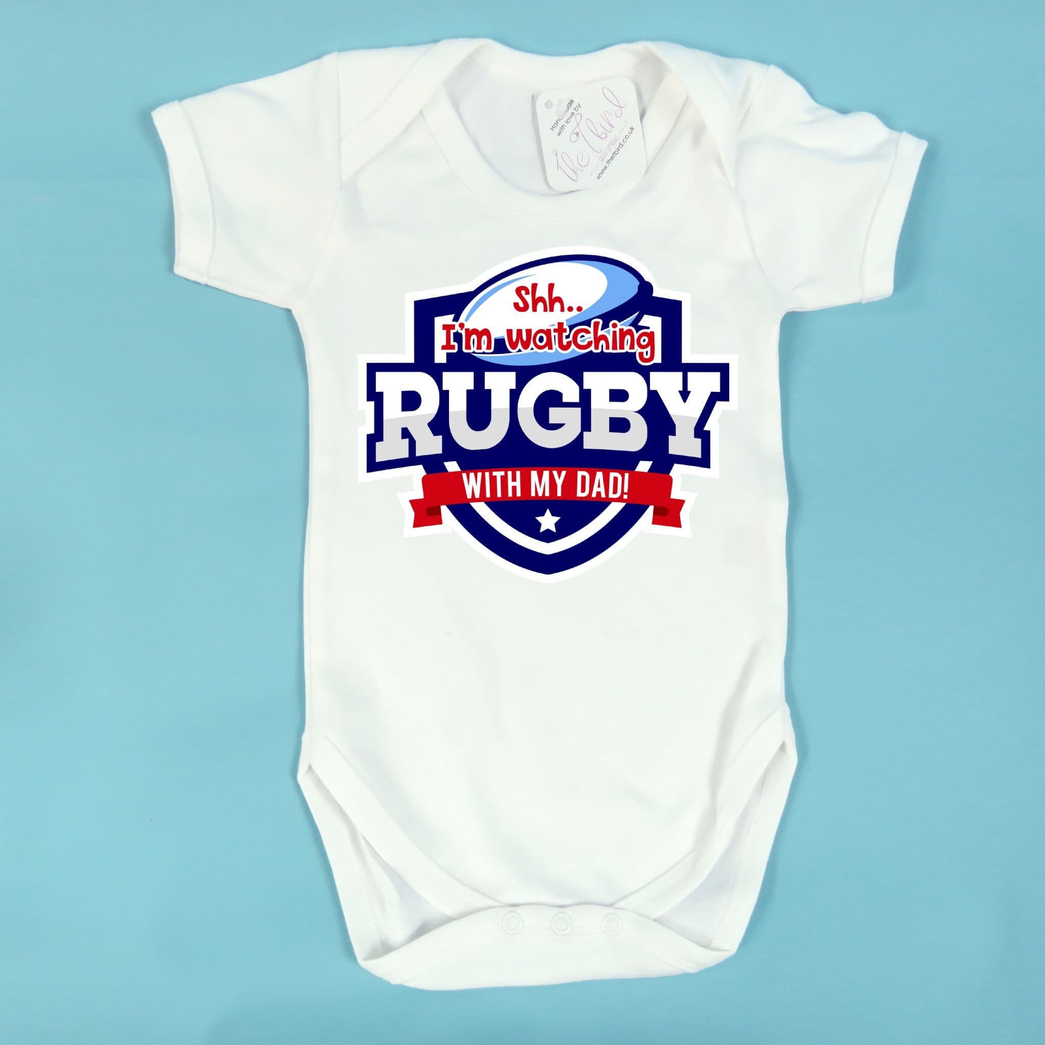 Rugby Baby Vest Rugby World Cup Shhh Watching Rugby Watching Rugby ...