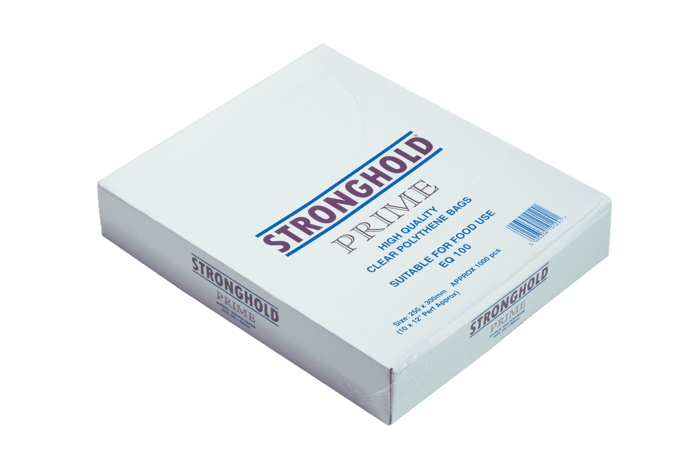 10" x 12" Perforated Polythene Bags 100g 1000/box