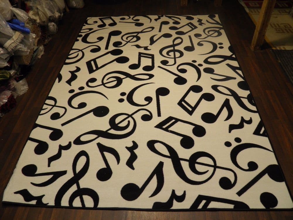 200CMX300CM MUSIC NOTES RUGS/MATS HOME/SCHOOL EDUCATIONAL NON SILP BEST ...