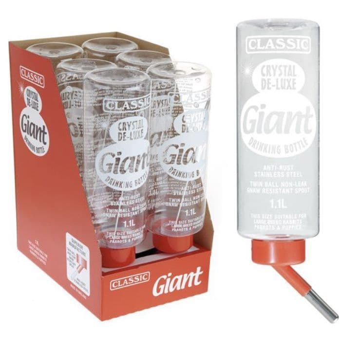 Crystal Deluxe Giant water bottle 1 1 liter 6 pack