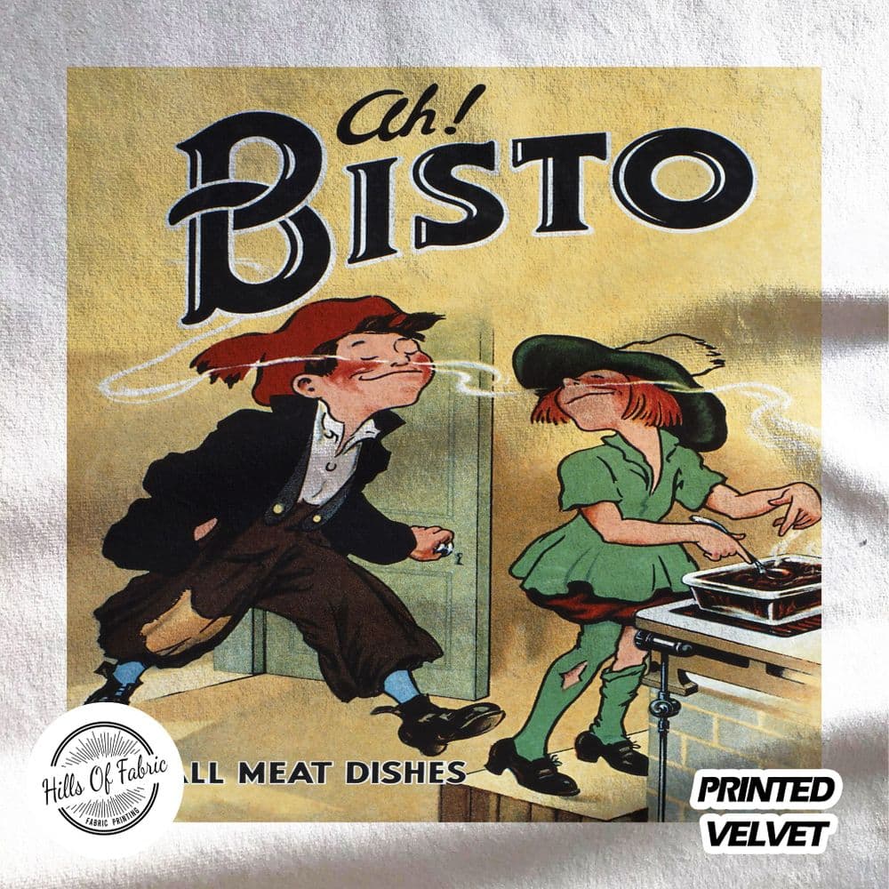 ah bisto advert Printed Fabric Panel