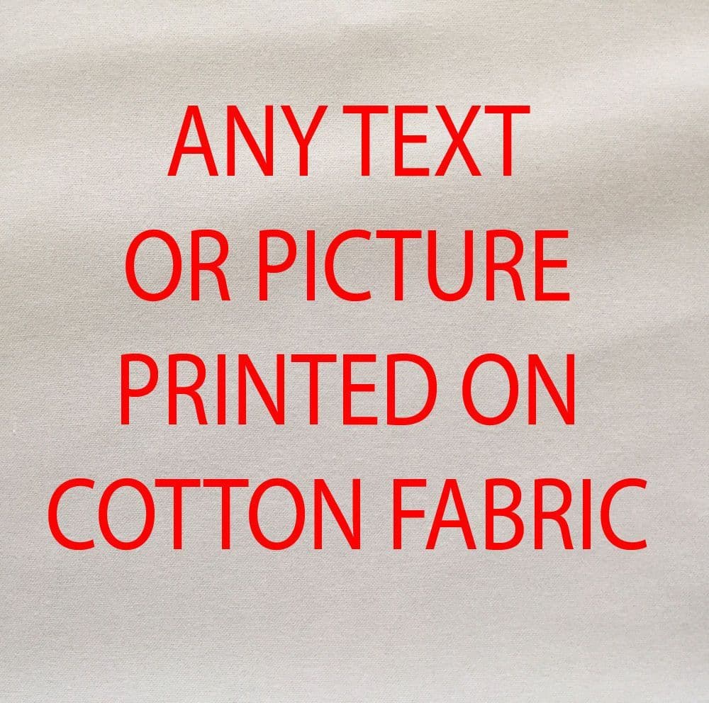 Any Picture Design Text Printed Fabric Panel