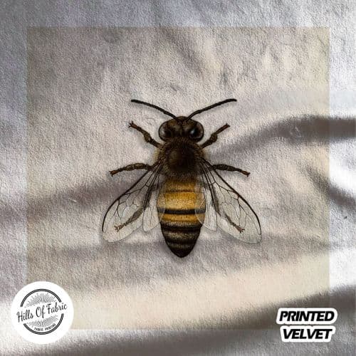 bee Printed Fabric Panel