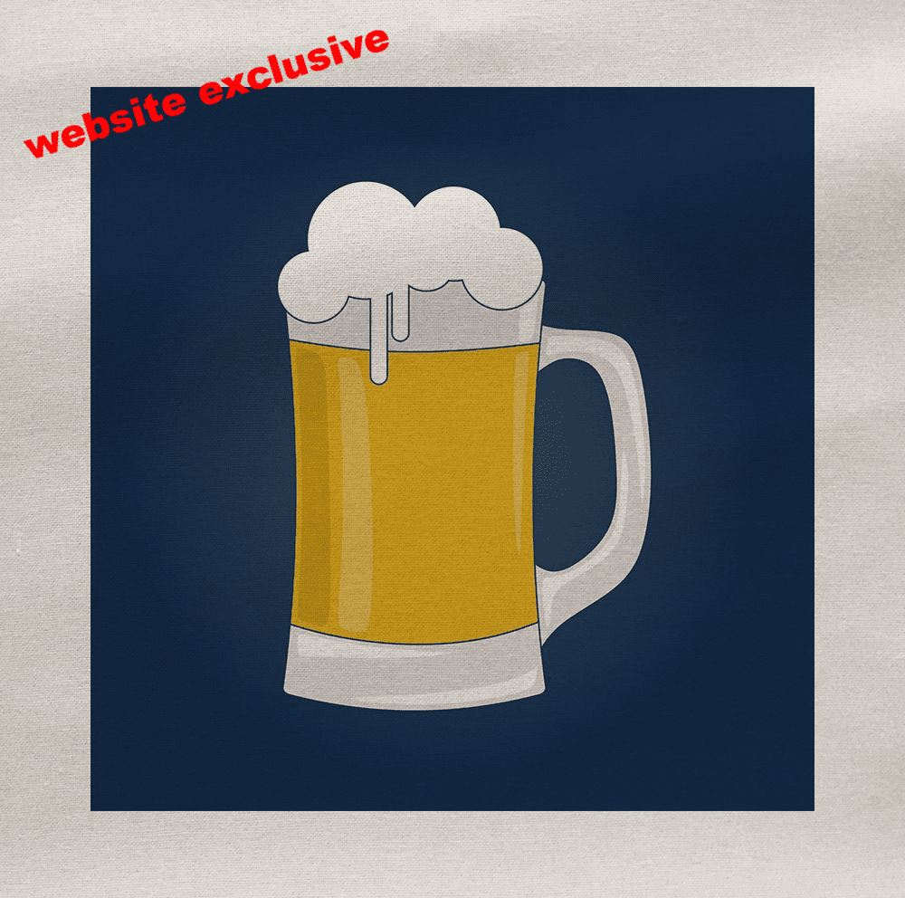 Beer Larger Pink Drink Fabric Panel