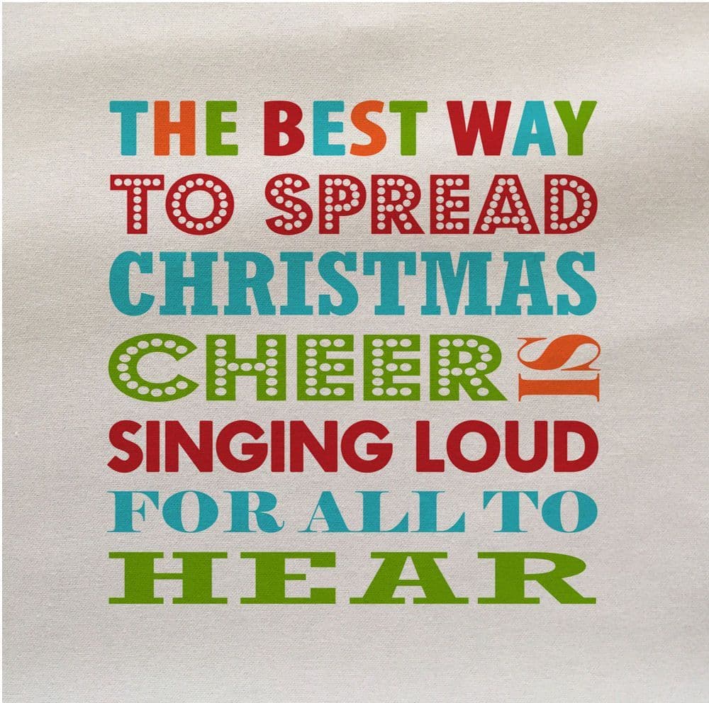 Best Way To Spread Christmas Cheer Fabric Panel