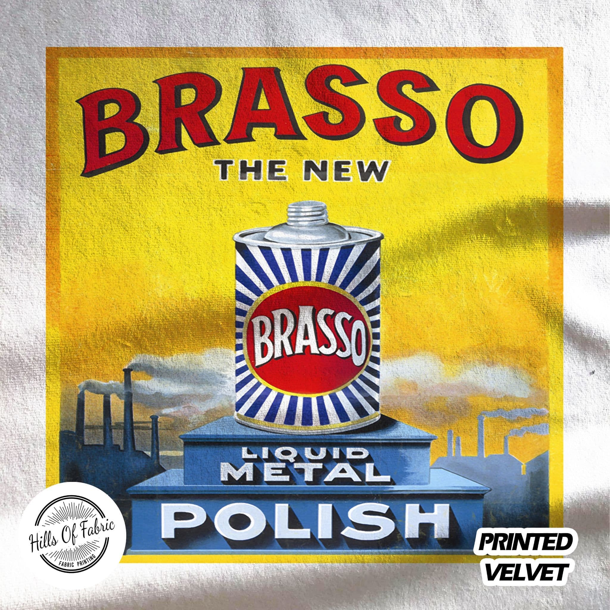 Brasso The New Metal Polish advert Printed Fabric Panel