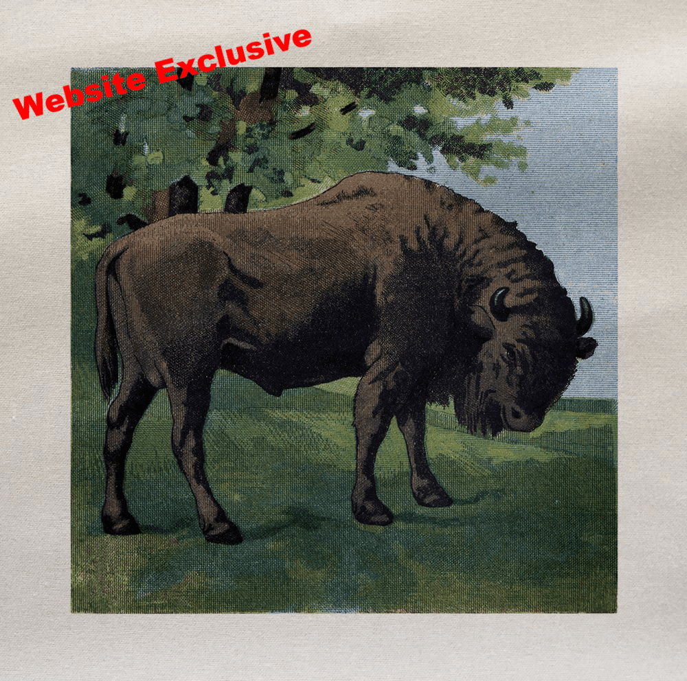 Buffalo Printed Fabric Panel