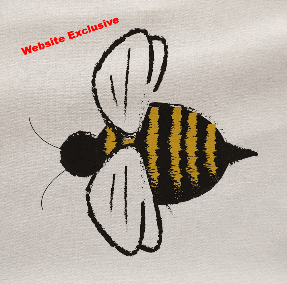 Bumble Bee Insect Fabric Panel 1