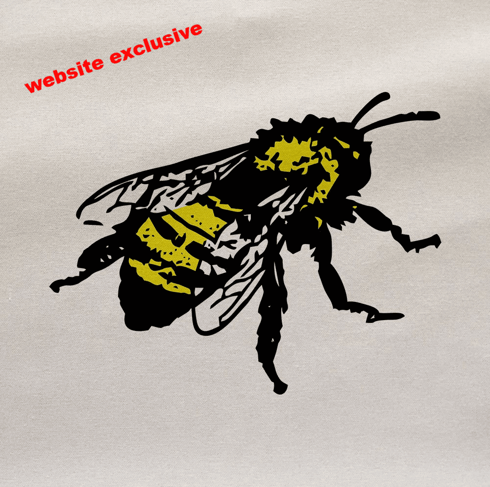 Bumble Bee Insect Fabric Panel