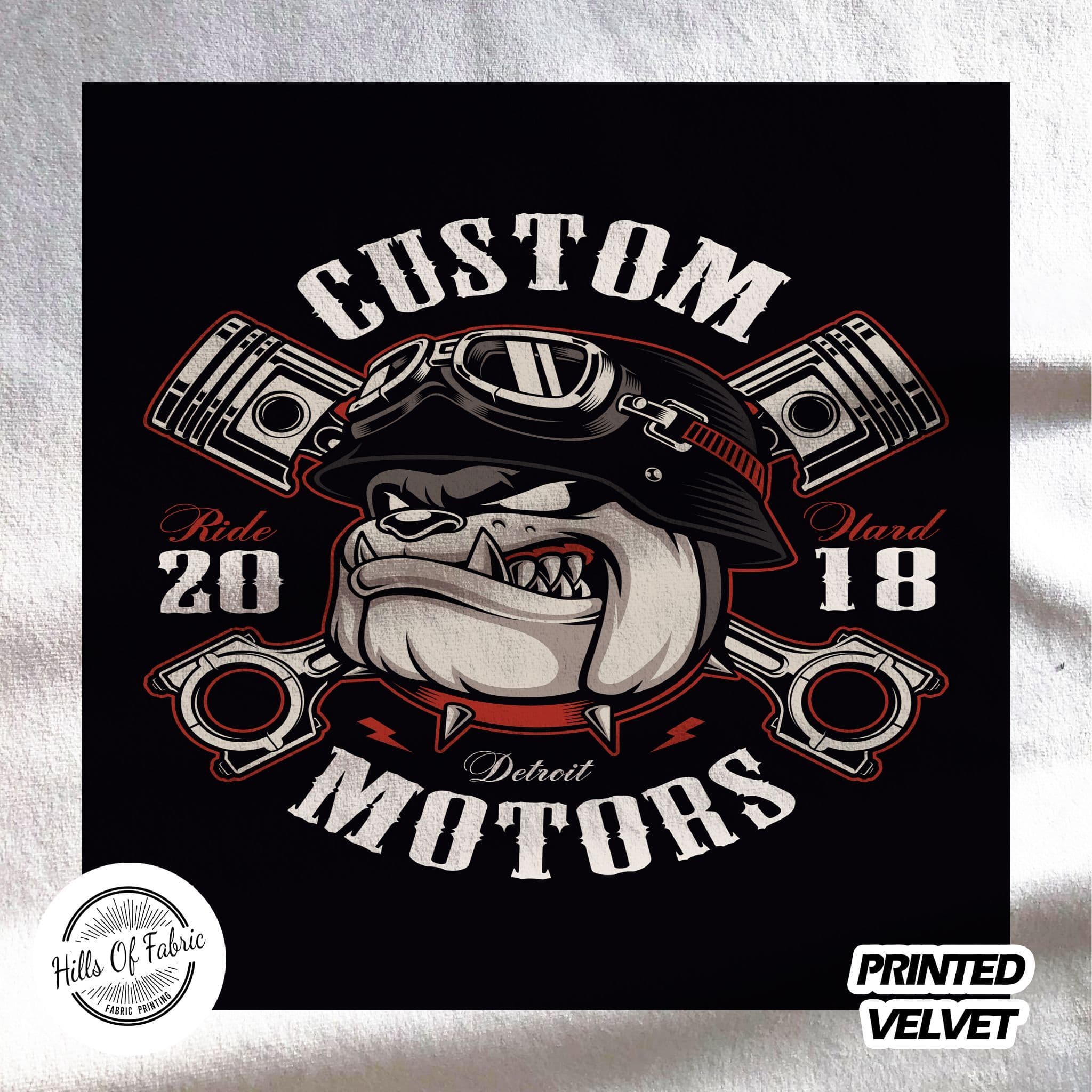 custom motors Fabric Panel