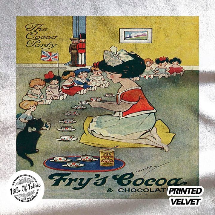 frys cocoa party advert Printed Fabric Panel