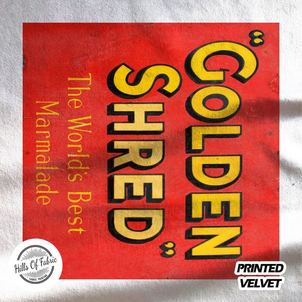 golden shred Fabric Panel