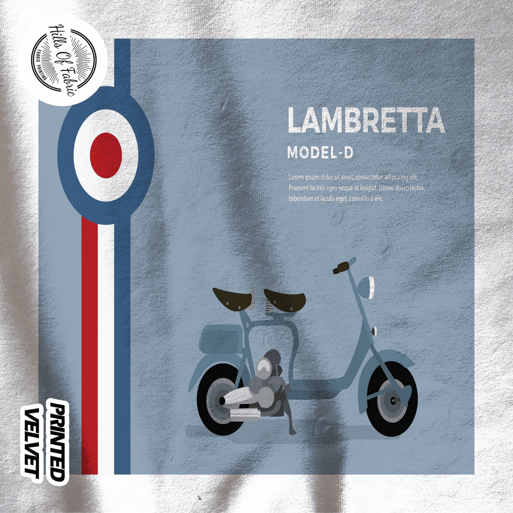 Lambretta model D Fabric Panel