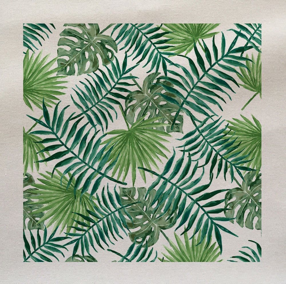 Leaf Leaves Rainforest Pattern Plant Fabric Panel