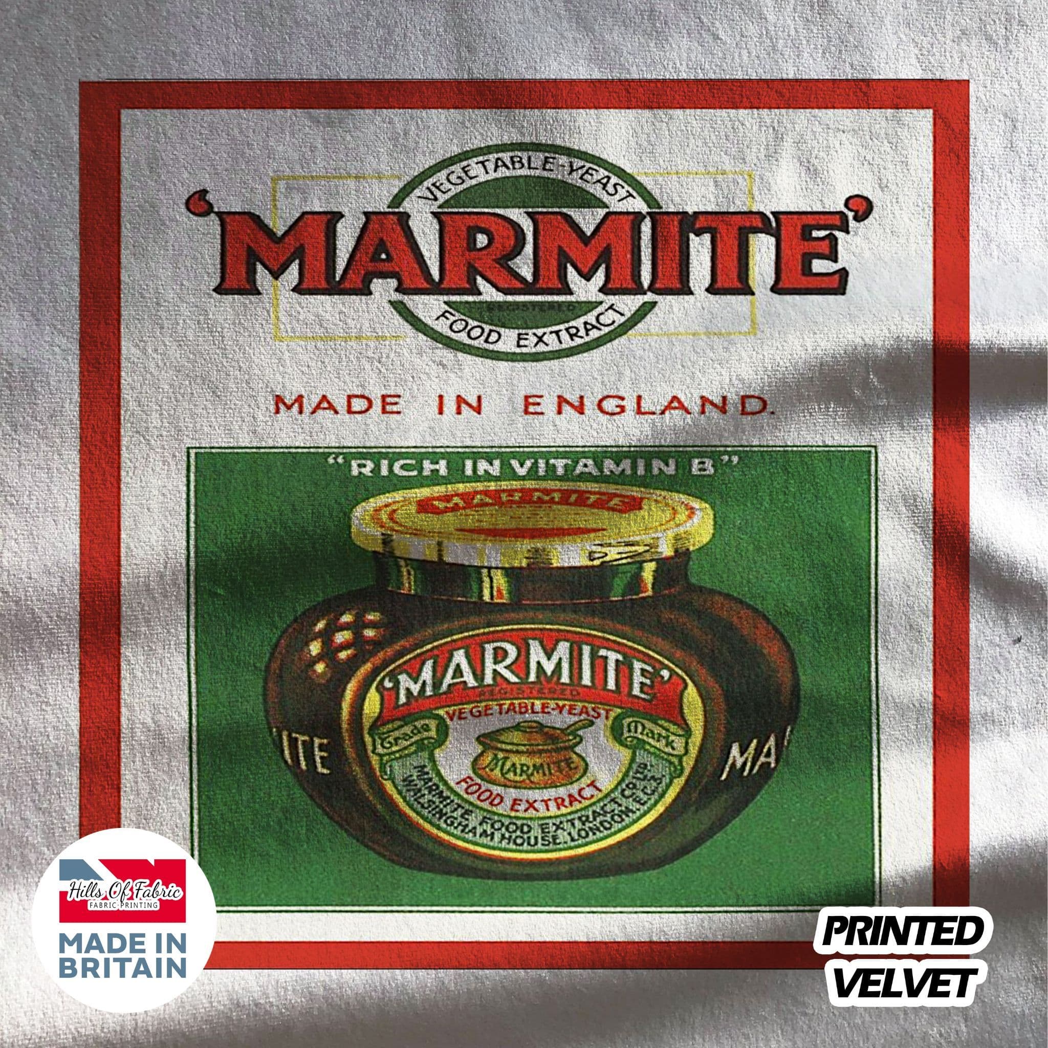 Marmite Made In England Retro Fabric Panel
