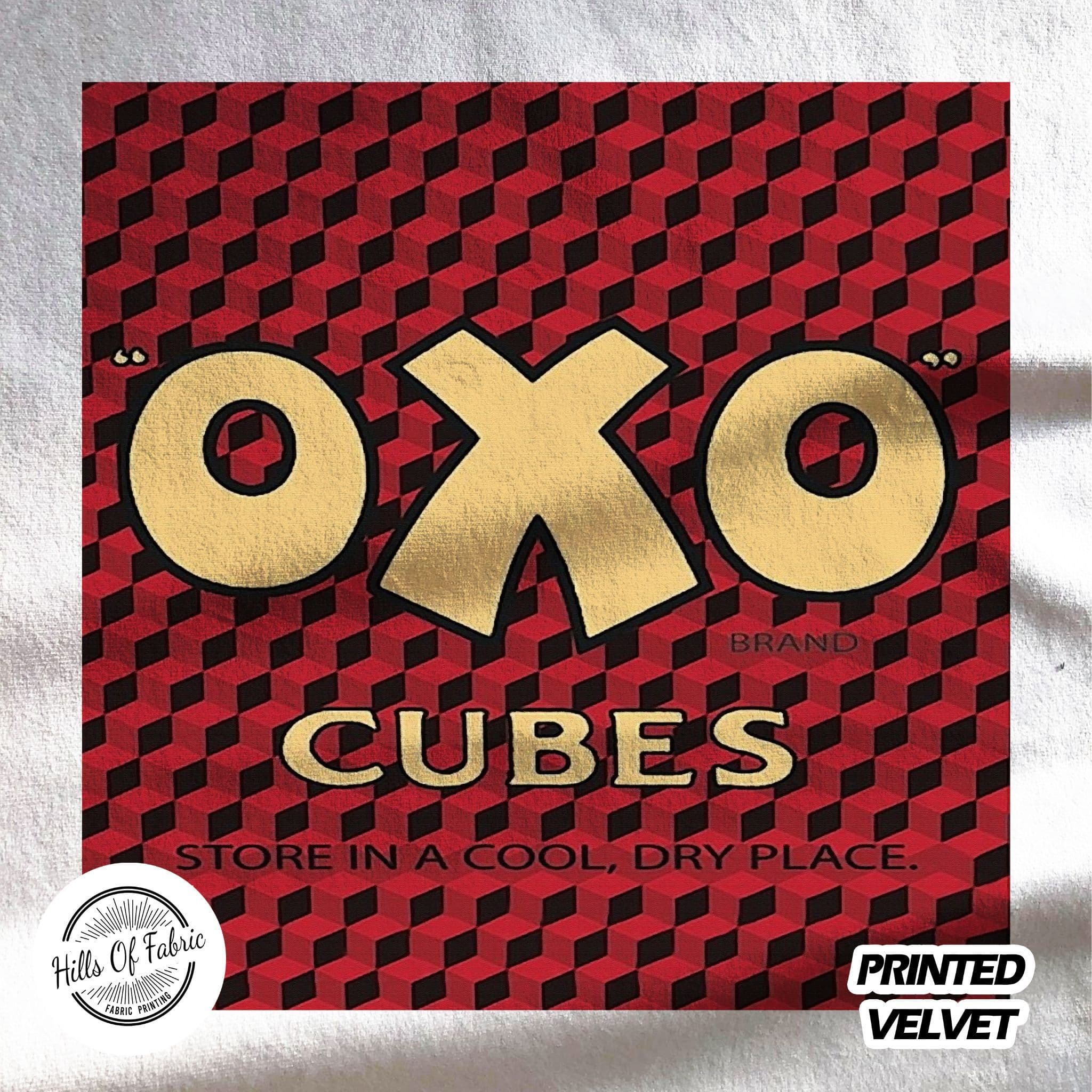 oxo cubes Fabric Panel