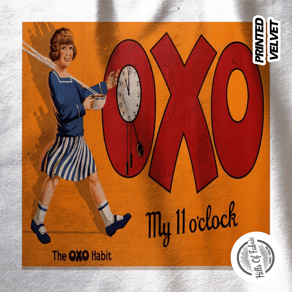 Oxo my 11 o clock advert Printed Fabric Panel