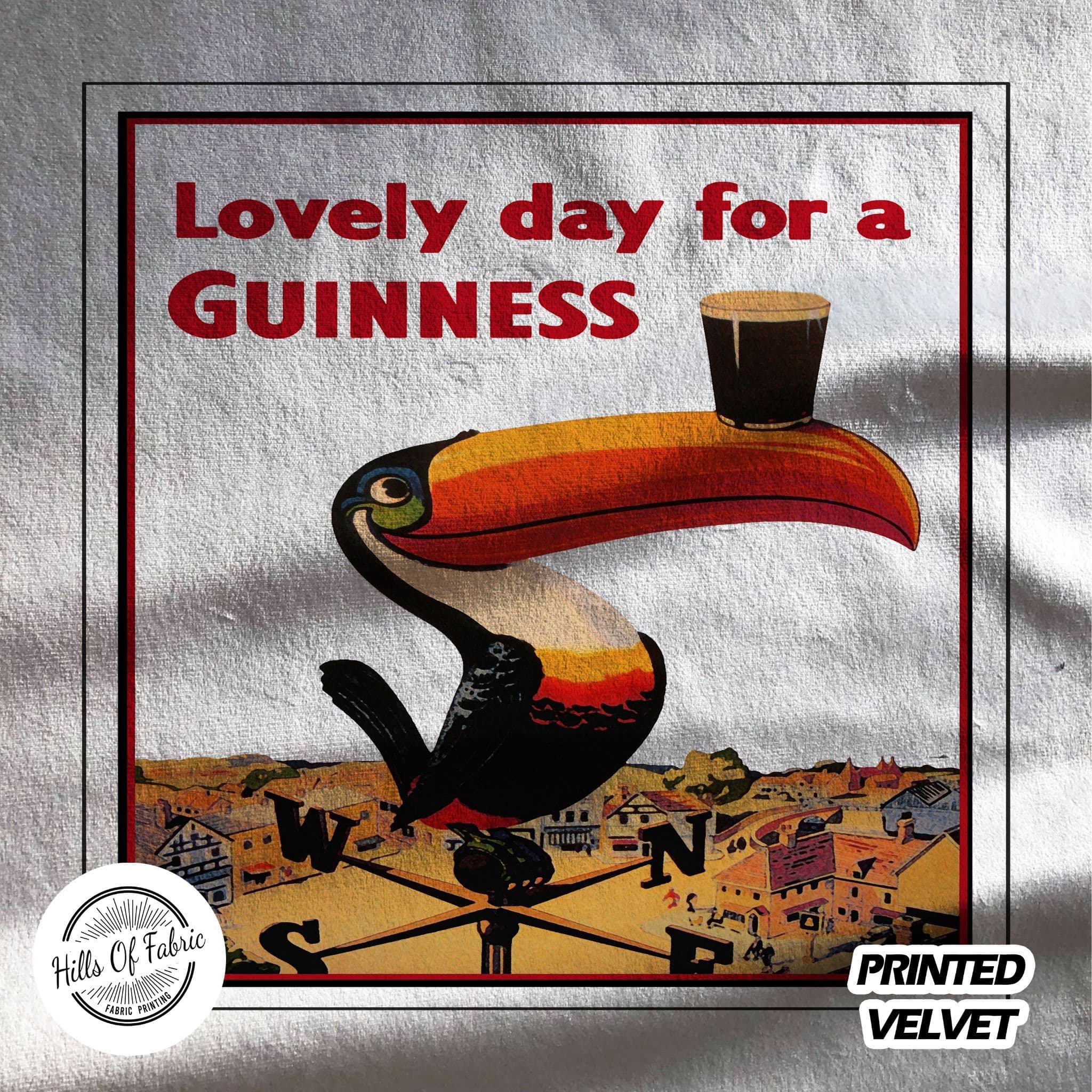 Pelican lovley day for a Guinness Fabric Panel