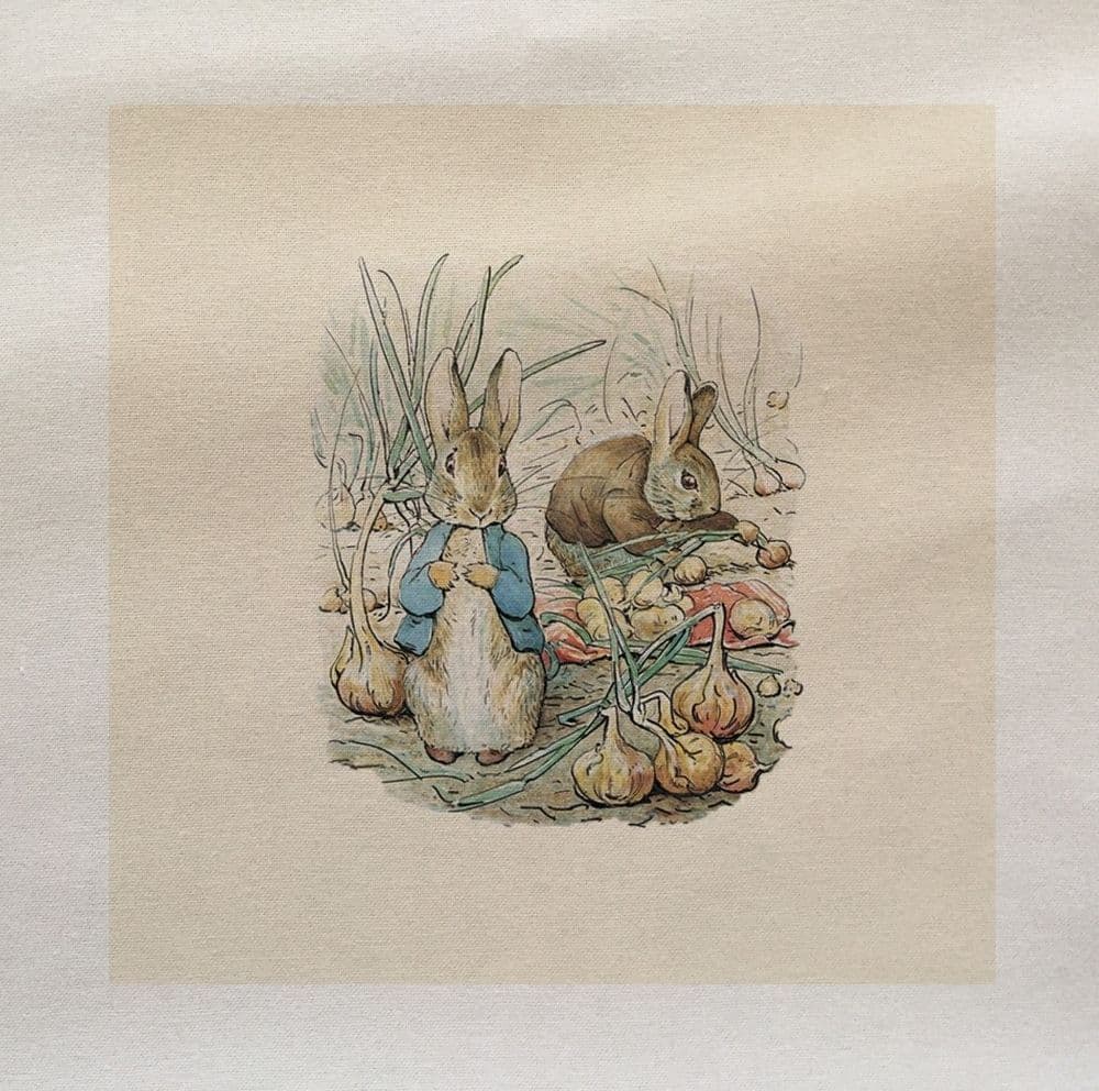 Peter Rabbit Garden Nursery Printed Fabric Panel