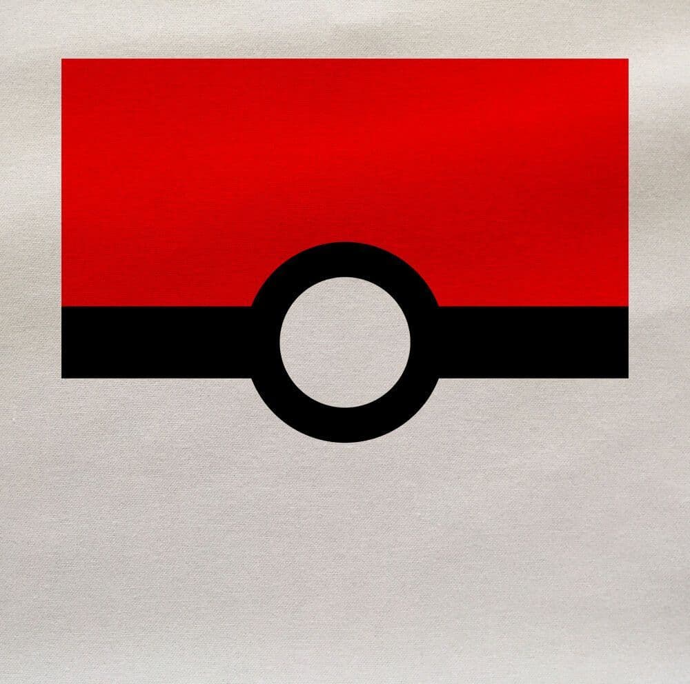 Pokeball Pokemon Pikachu Cartoon Printed Fabric Panel
