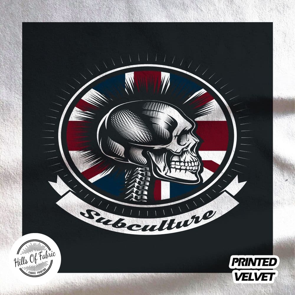 punk uk flag fabric pannel