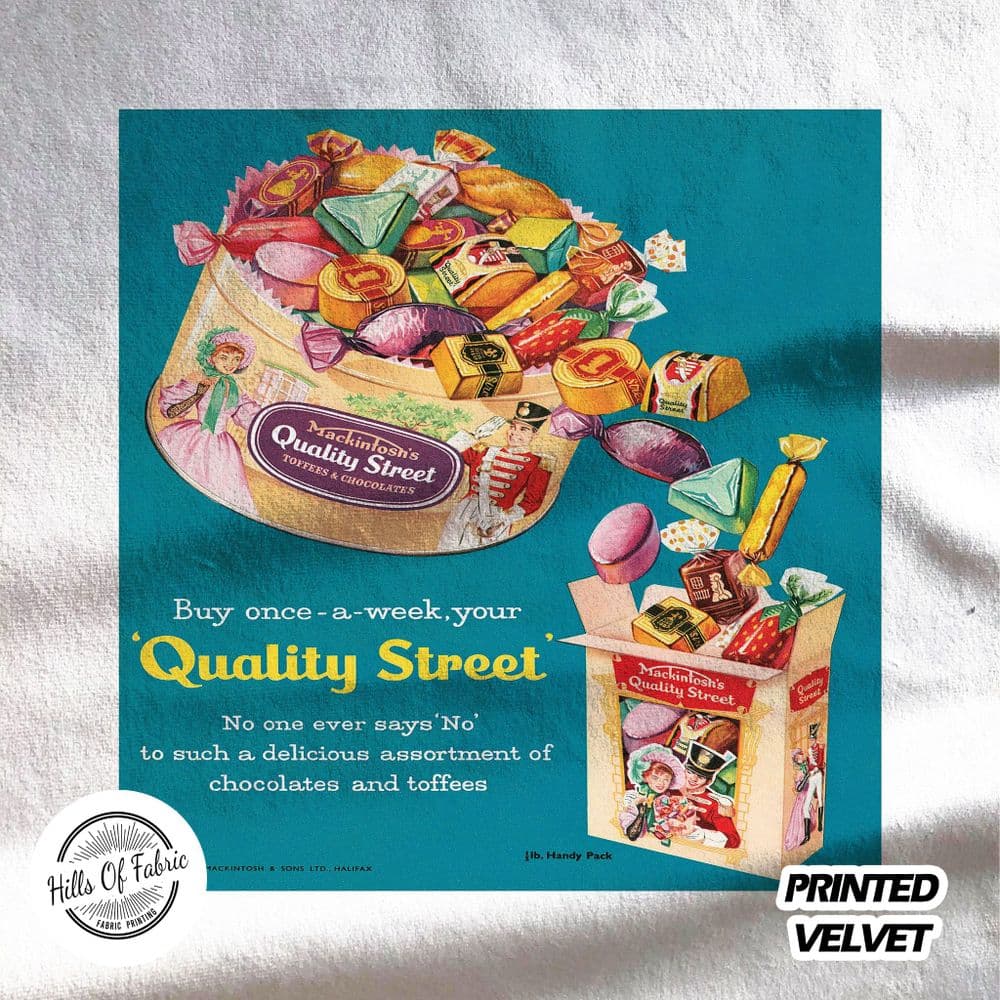 quality street printed Fabric Panel