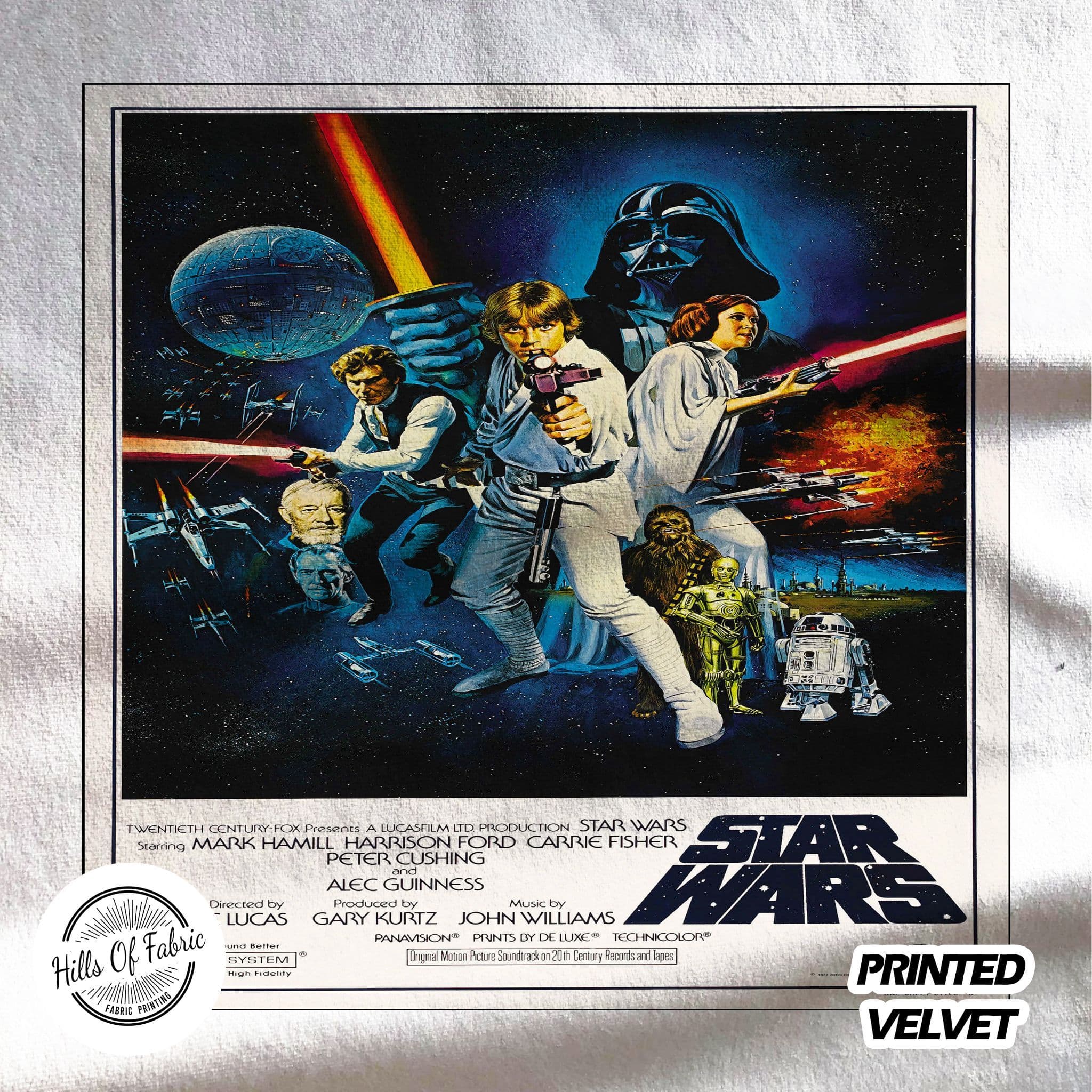 Star wars fabric panel store