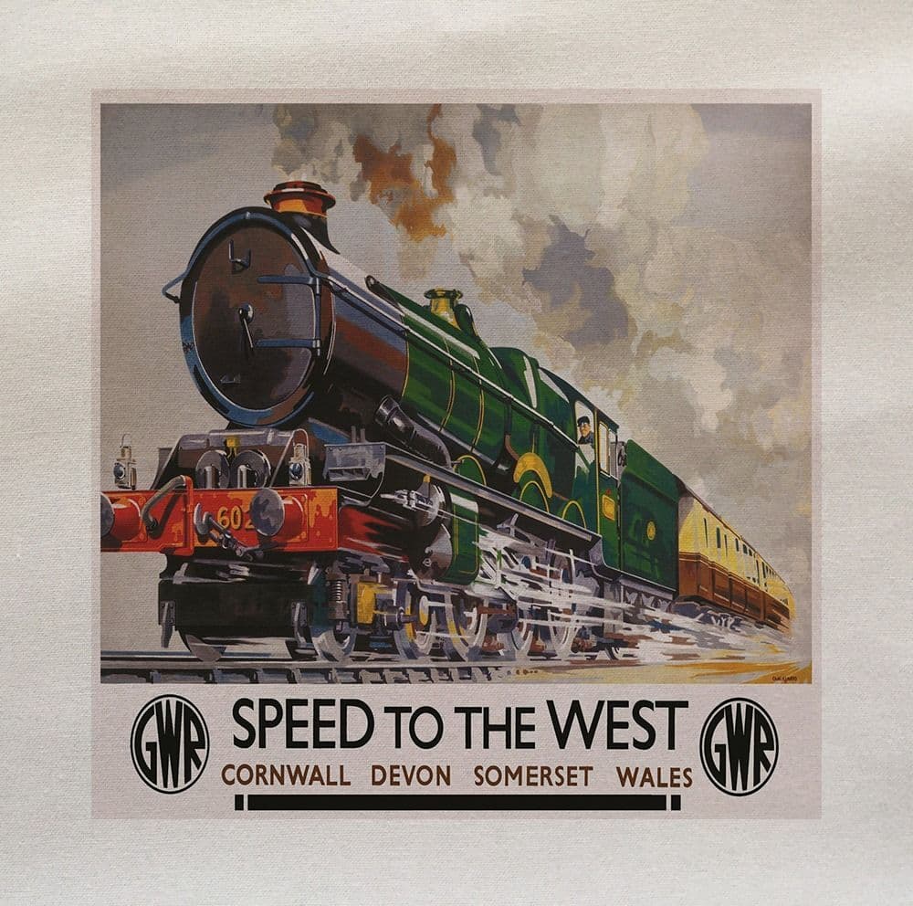 Speed to the West Cornwall Decon Somerset Wales Travel GWR Rail Train ...