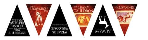 Witch Harry Potter Bunting Fabric Panel